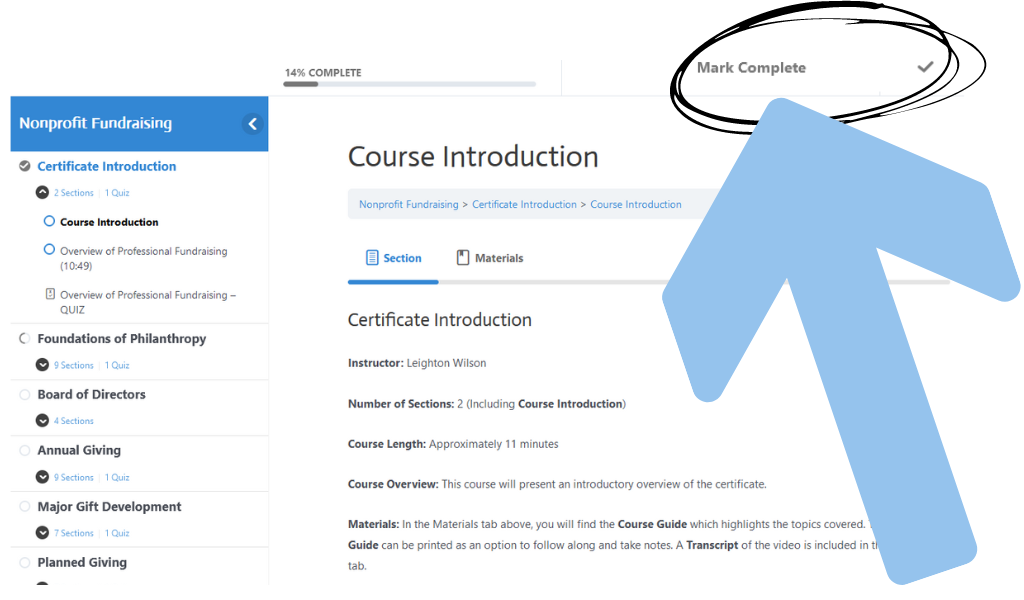 Nonprofit Fundraising - Elective Learning